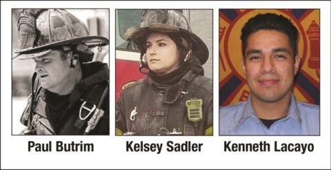 A joint memorial service for Baltimore City Fire Department Lieutenants ...