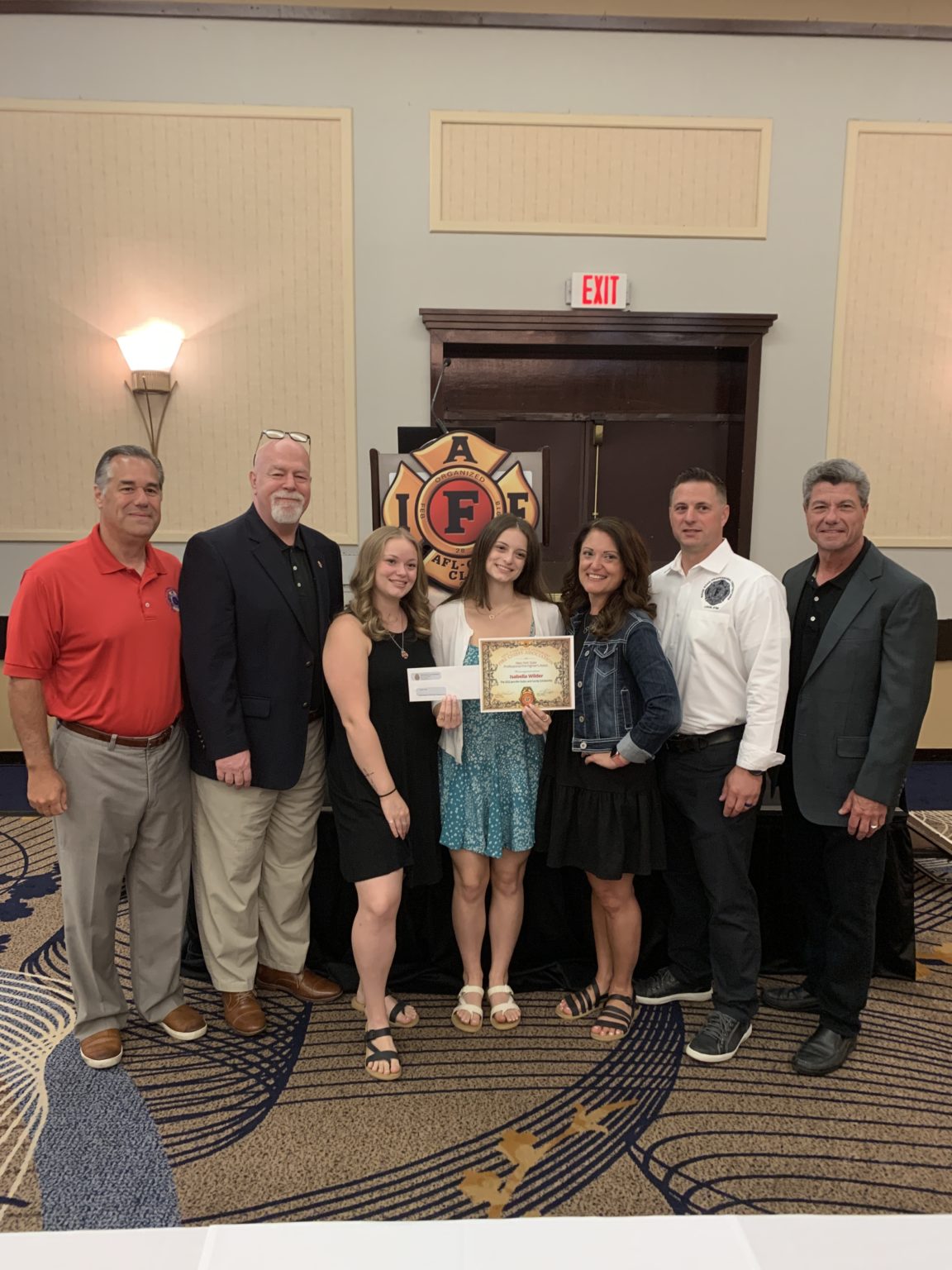 IAFF 1st District PEP Event begins with scholarship presentations from ...